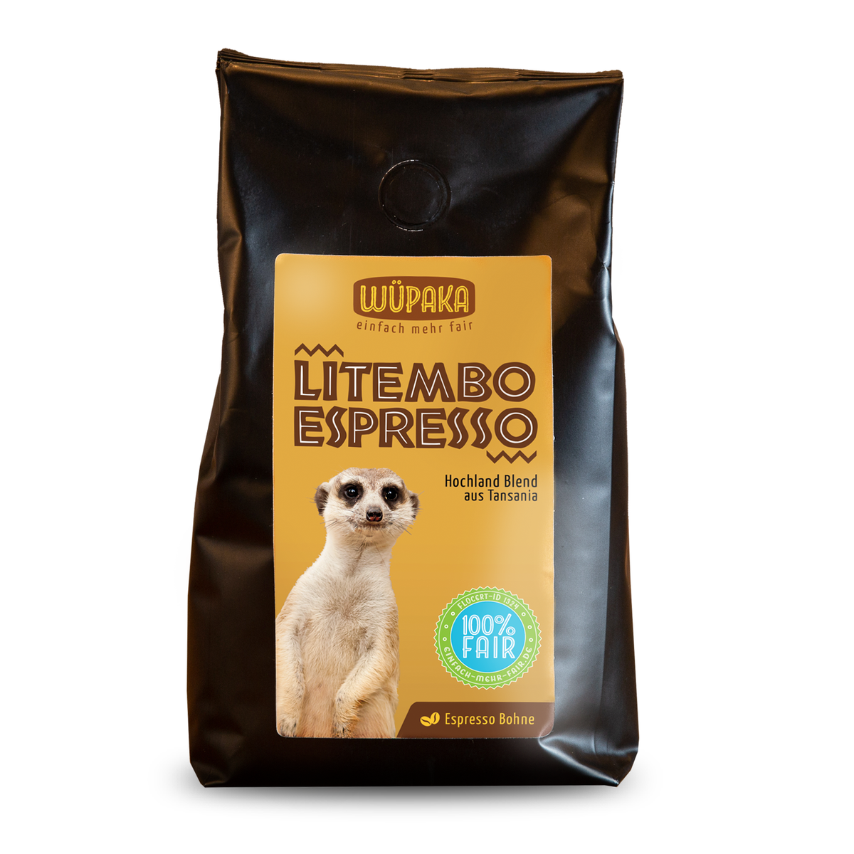 WÜPAKA Litembo Espresso - Espresso aus Fairem Handel